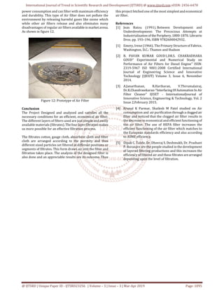 Design and Fabrication of Economical Air Filter | PDF