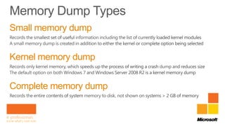 Windows Crash Dump Analysis | PPTX