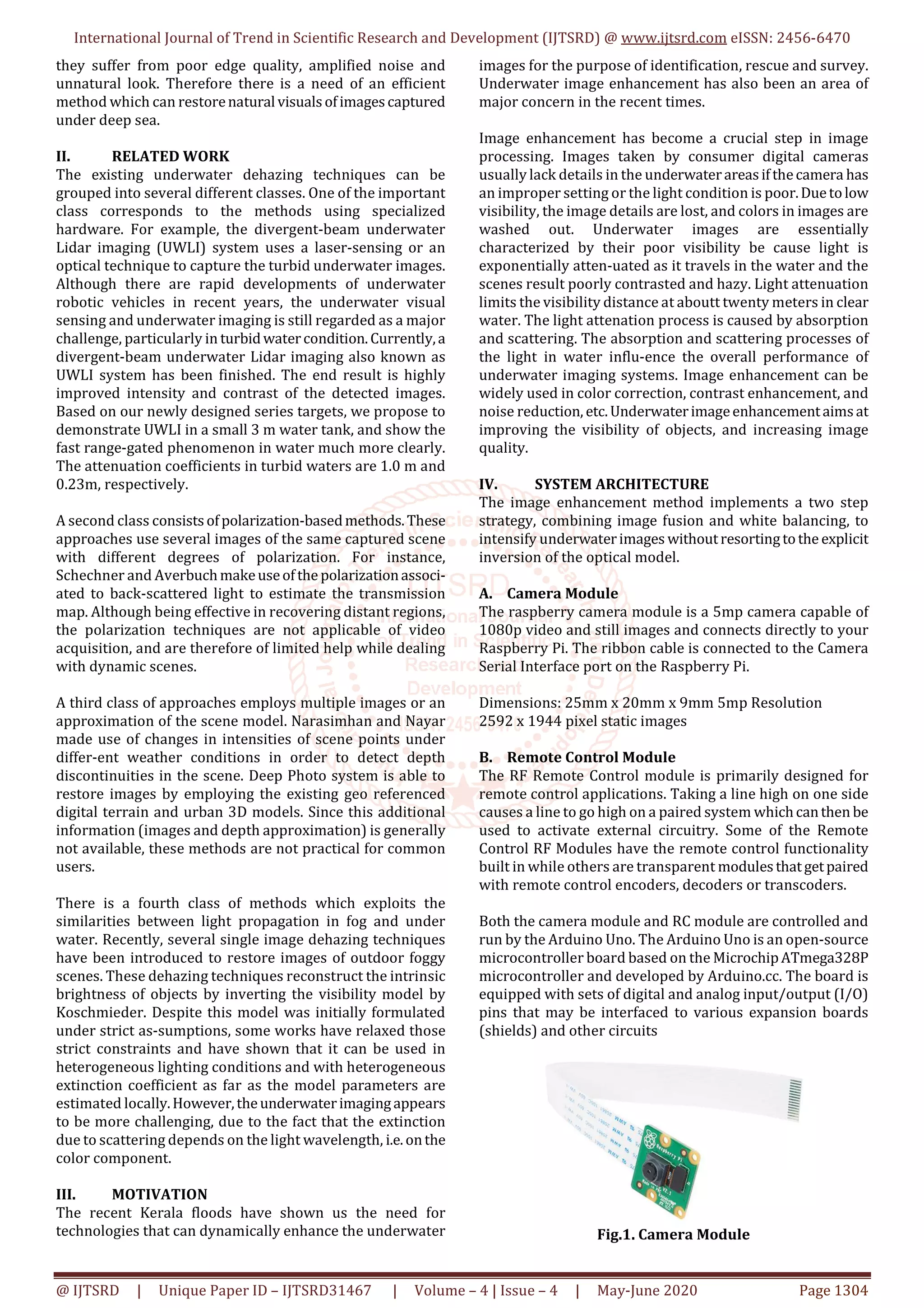 Underwater Image Enhancement | PDF