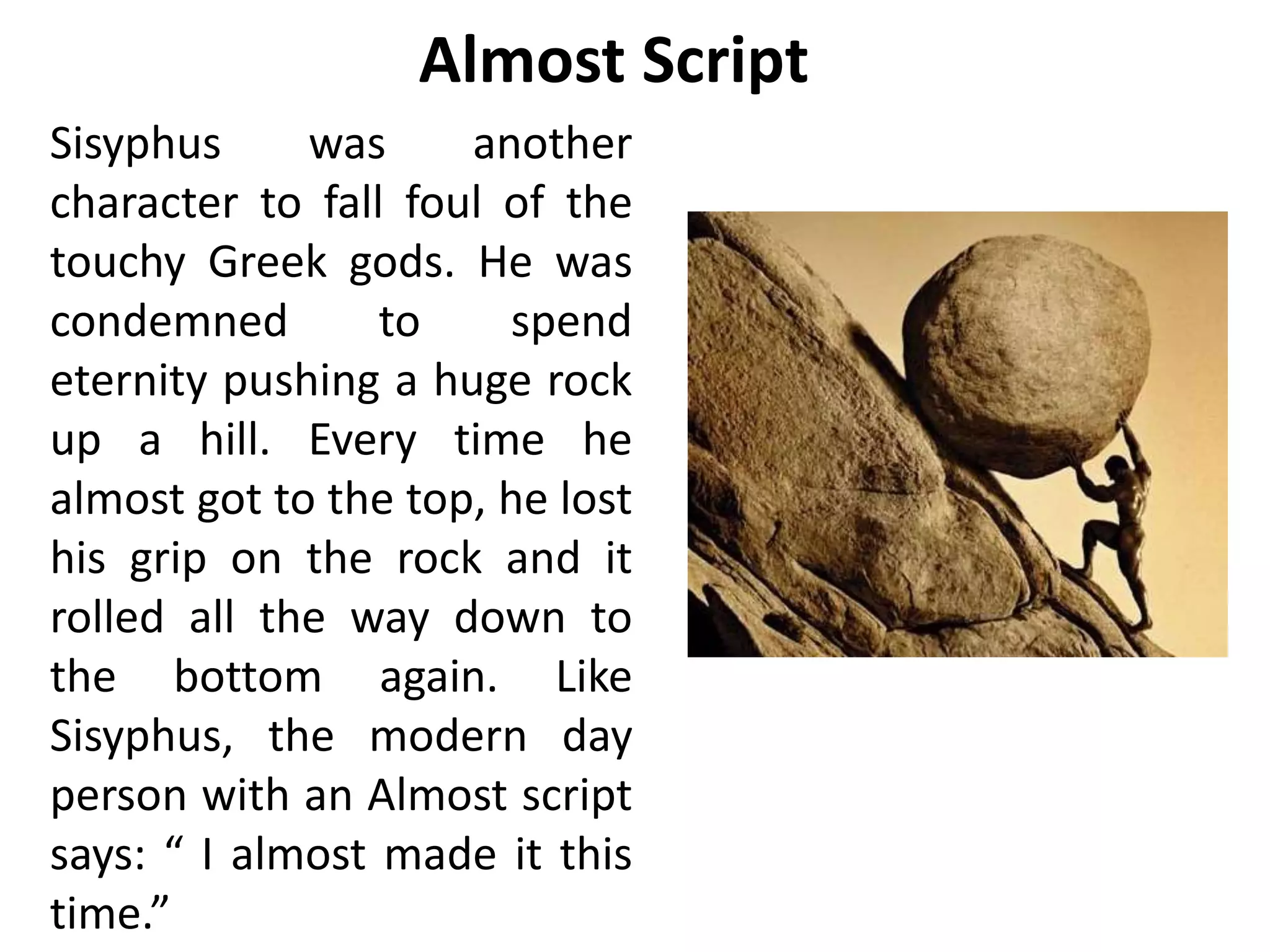 Always script - Transactional Analysis | PPT