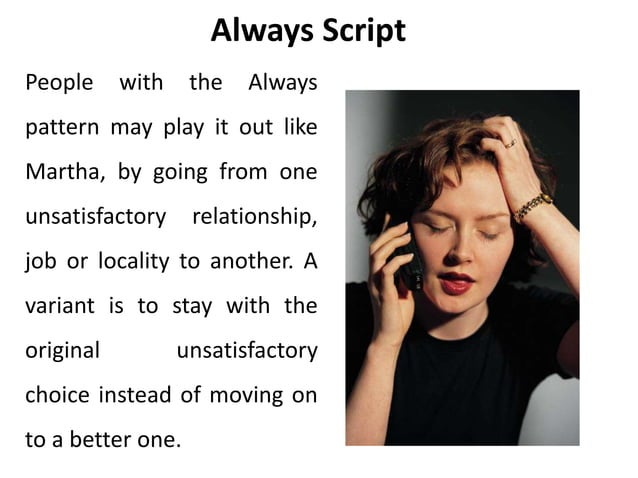 Always script - Transactional Analysis | PPTX