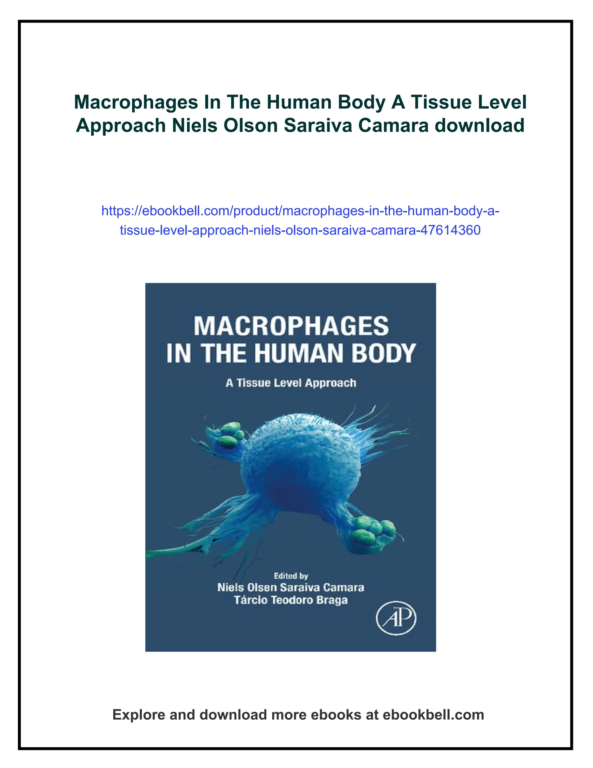 Macrophages In The Human Body A Tissue Level Approach Niels Olson ...
