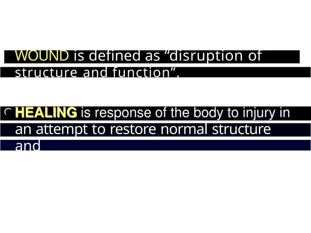 Wound healing process stages 238123310.pptx
