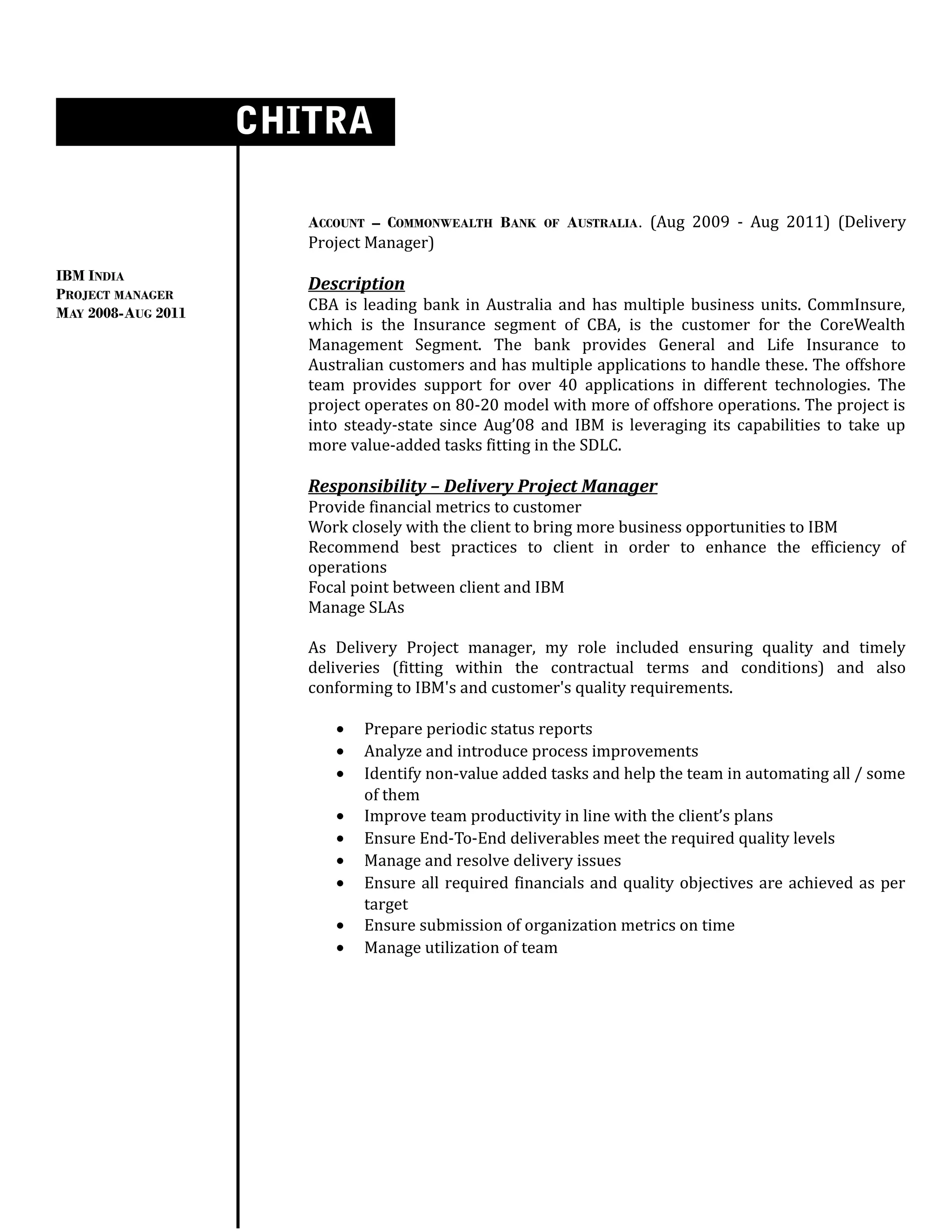 Chitra Kumar Resume | DOC