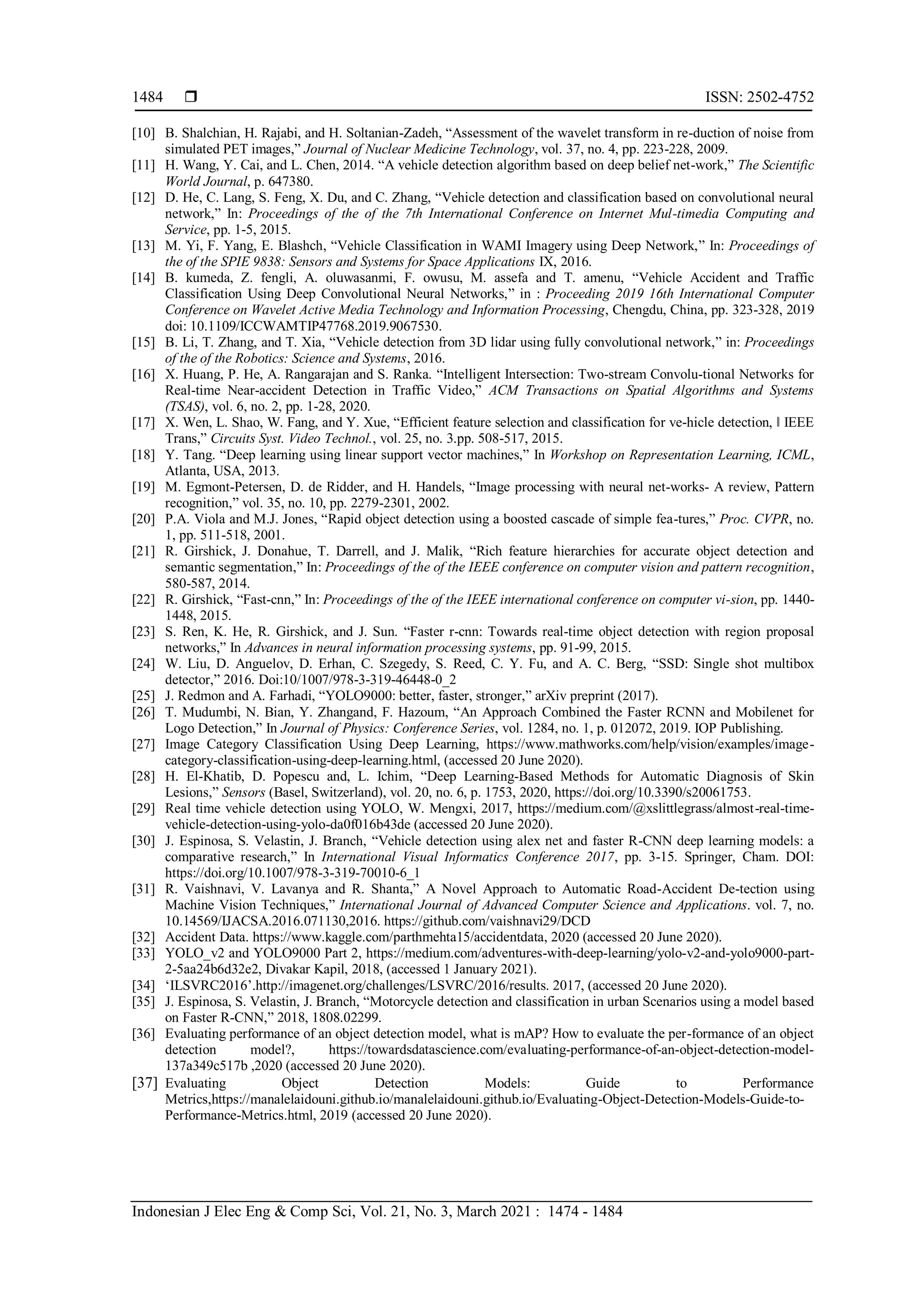 Accident vehicle types classification: a comparative study between ...