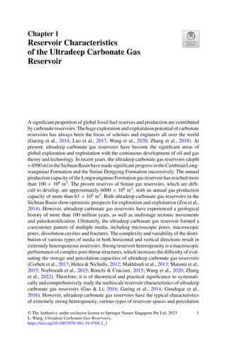 Ultradeep Carbonate Gas Reservoirs Reservoir Characteristics And ...