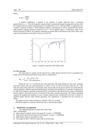 Chaotic systems with pseudorandom number generate to protect the transmitted data of wireless ...