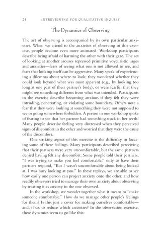 Interviewing For Qualitative Inquiry A Relational Approach 1st ...
