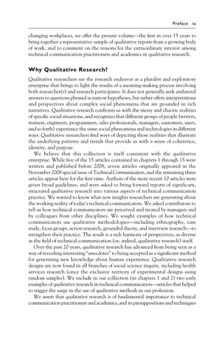 Qualitative Research In Technical Communication 1st James Conklin Ed | PDF