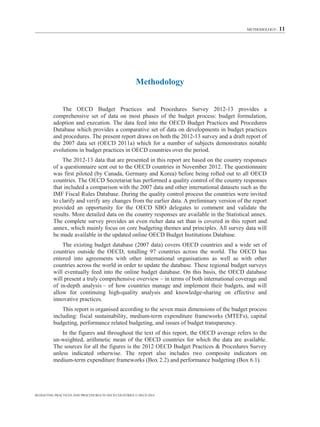 Budgeting Practices And Procedures In Oecd Countries Oecd | PDF