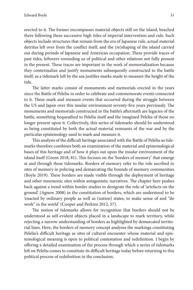 Frontiers Of Memory In The Asiapacific Difficult Heritage And The ...