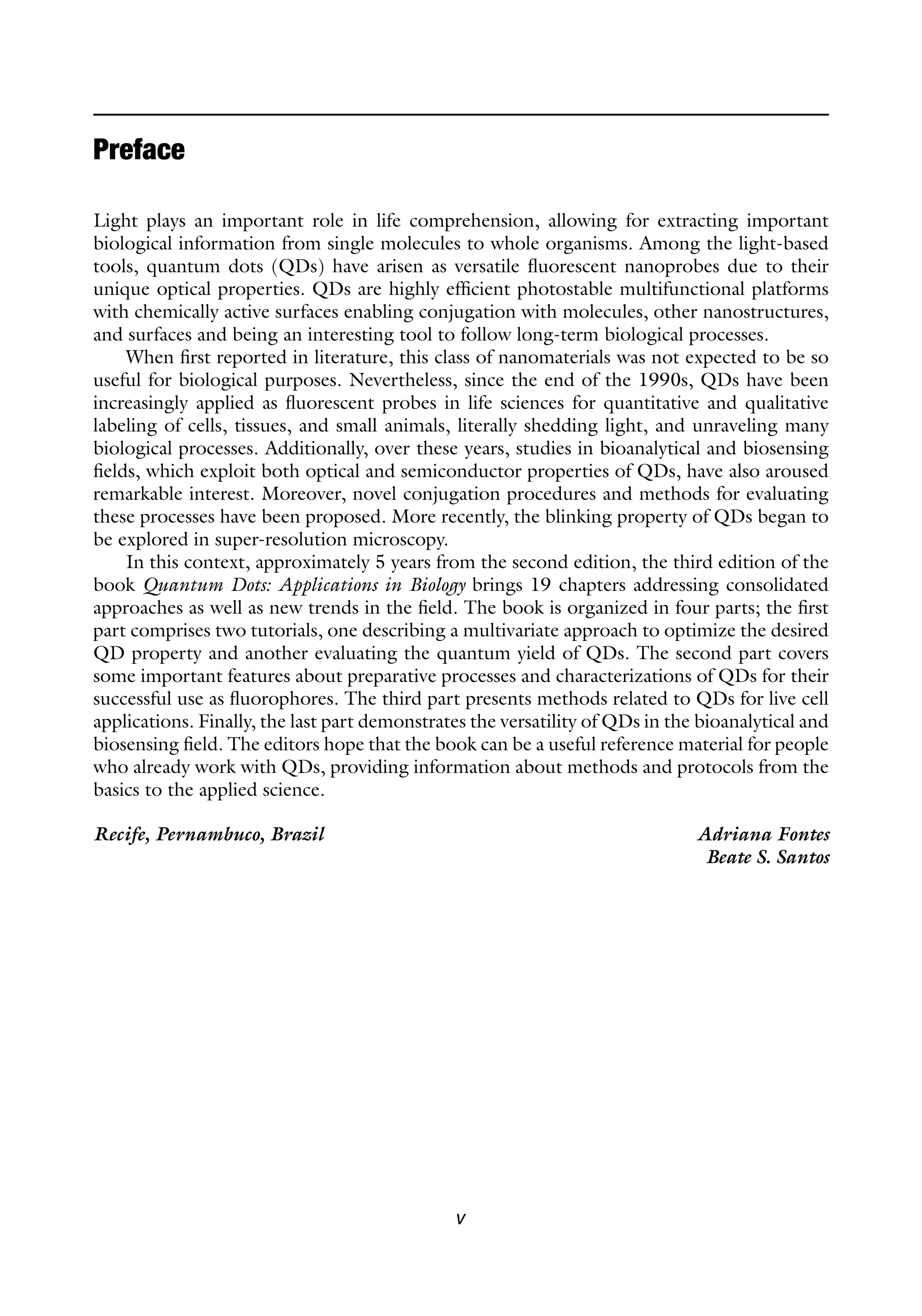 Quantum Dots Applications In Biology 3rd Adriana Fontes | PDF