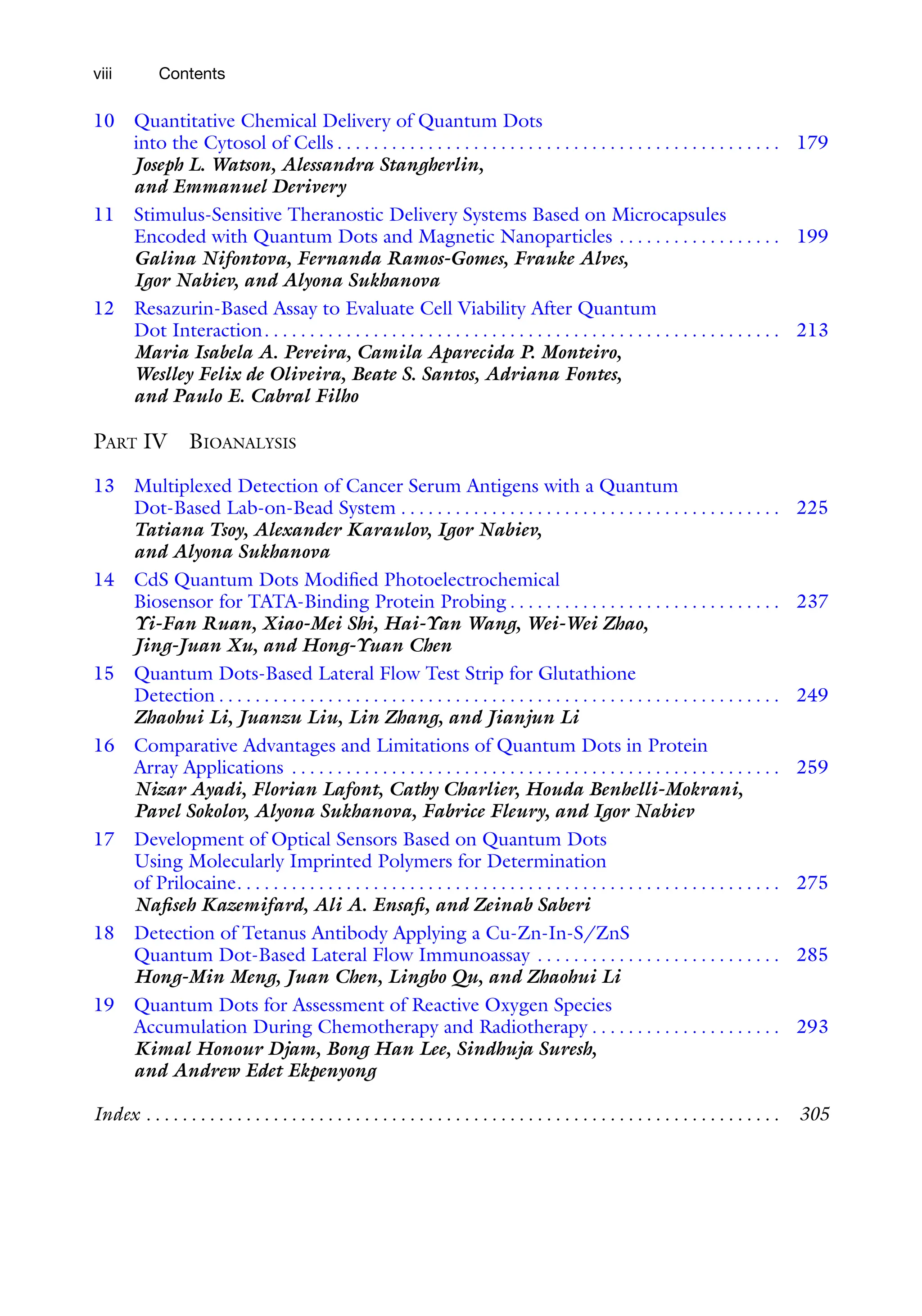 Quantum Dots Applications In Biology 3rd Adriana Fontes | PDF