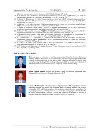 A low-cost IoT-based auscultation training device | PDF