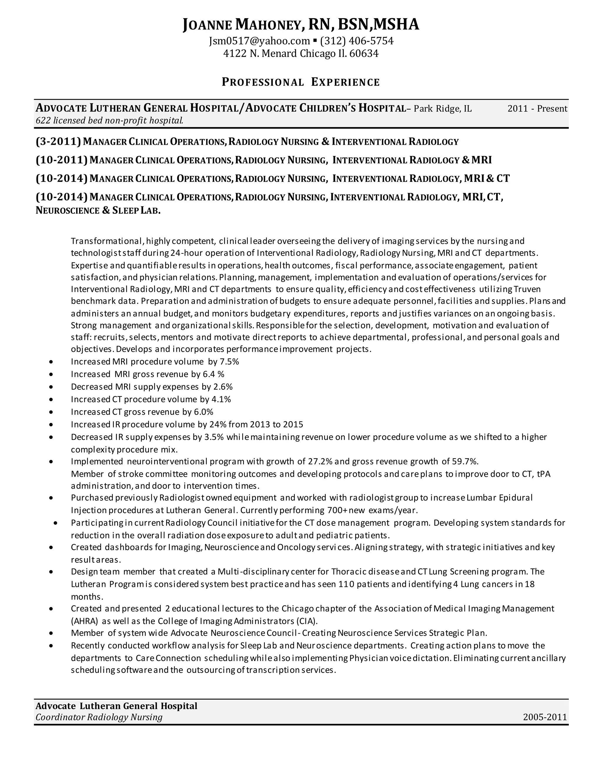 Resume Joanne M. 2015 | DOCX