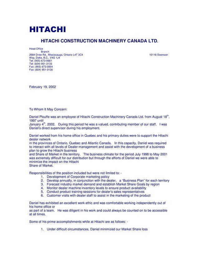 Letter ofRecommendation-Daniel[1] | PDF