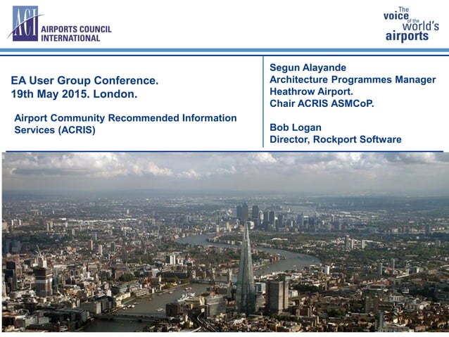 ACRIS Semantic Model. European EA User Group 2015. London | PPT