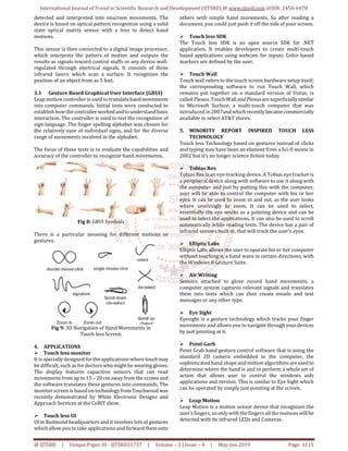 Touch Less Touch Screen Technology | PDF