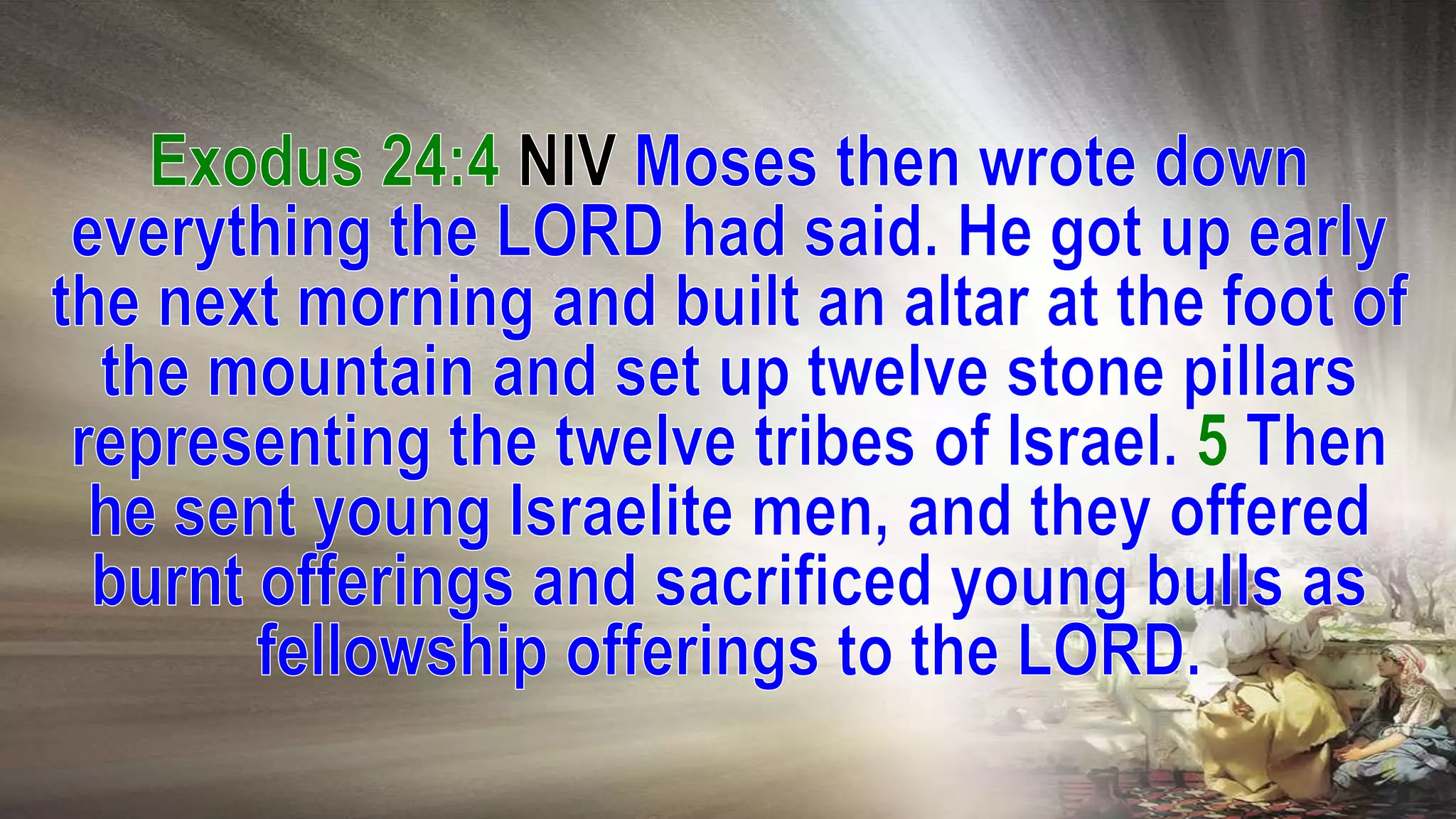 239-240 Moses Great Burden-Behold the Blood | PPTX