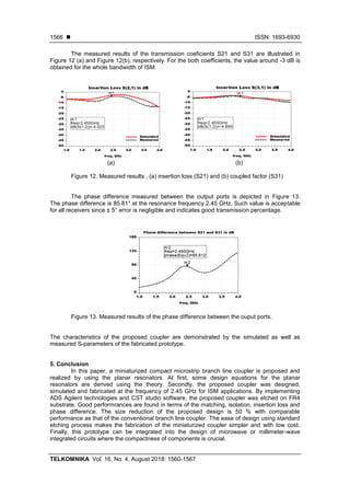 Design and Fabrication of the Novel Miniaturized Microstrip Coupler 3dB Using Stepped Impedance ...
