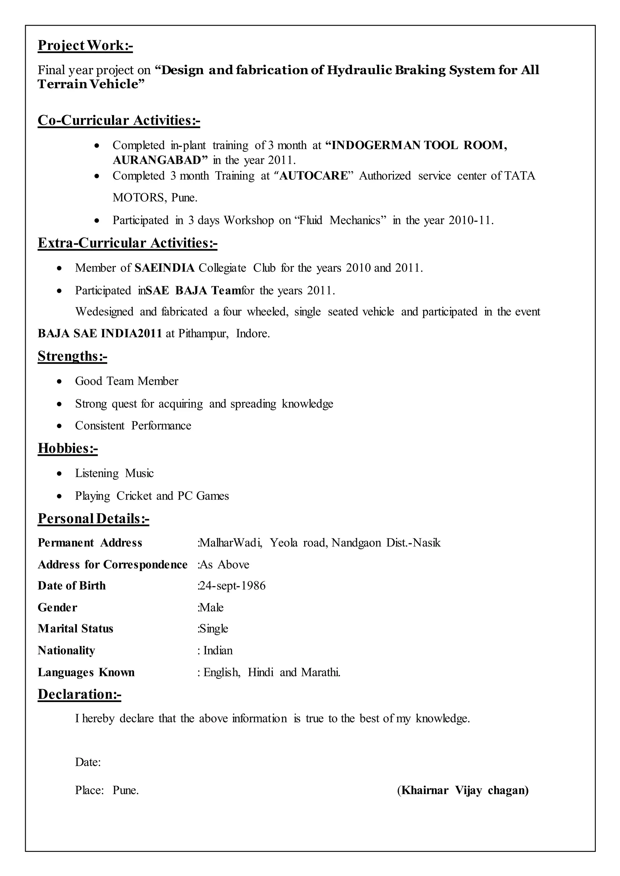 khairnar_vijay_Resume 000 | DOCX