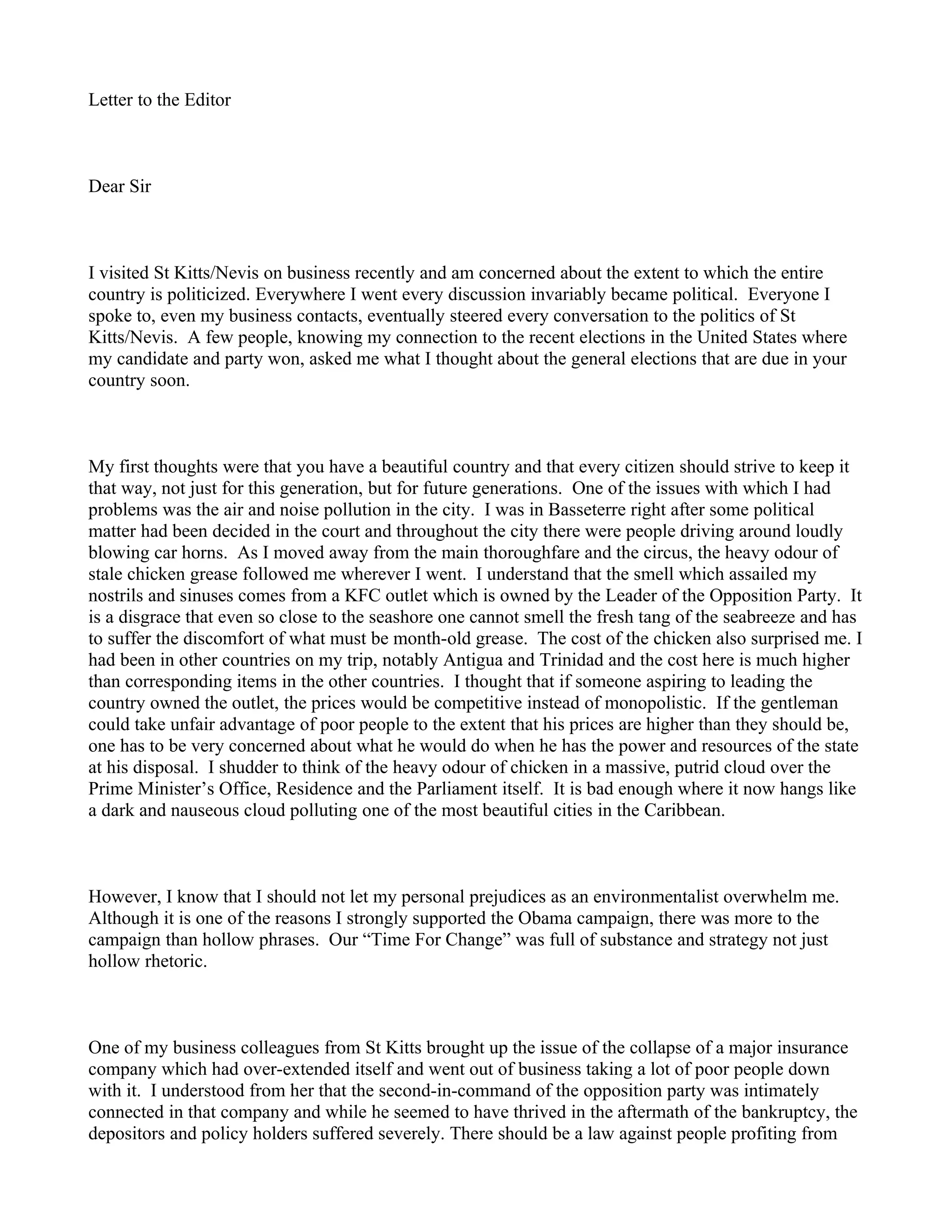 Letter to the Editor | PDF