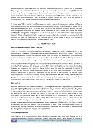 An Ethnographic Investigation of Indigenous Management Thoughts and ...