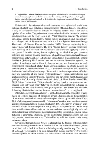 Human Factors And Design Yuri Kuzmich Spirochkin | PDF