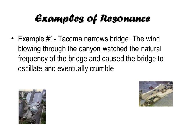 Resonance Frequency Examples
