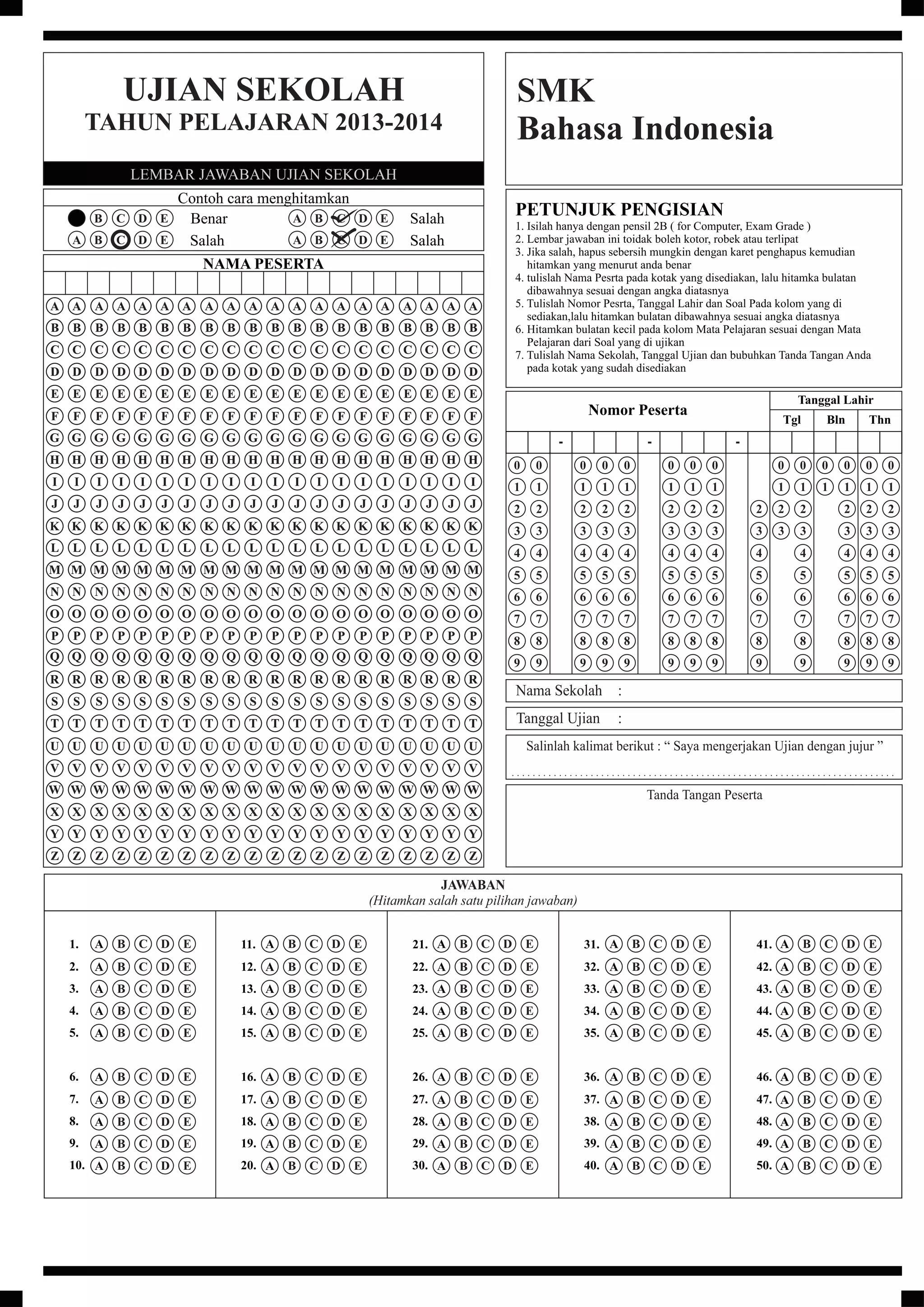 239933857 ljk-b-indo | PDF | Educational Assessment | Education