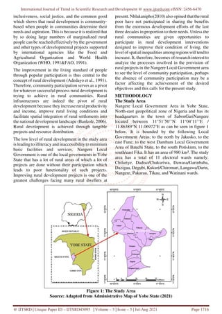 Assessment of Community Participation in Rural Development Projects in ...