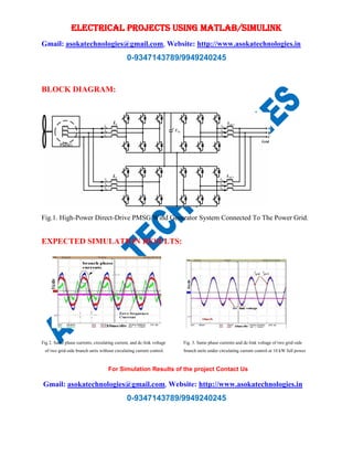 Control of parallel multiple converters for direct drive permanent magnet wind power generation ...