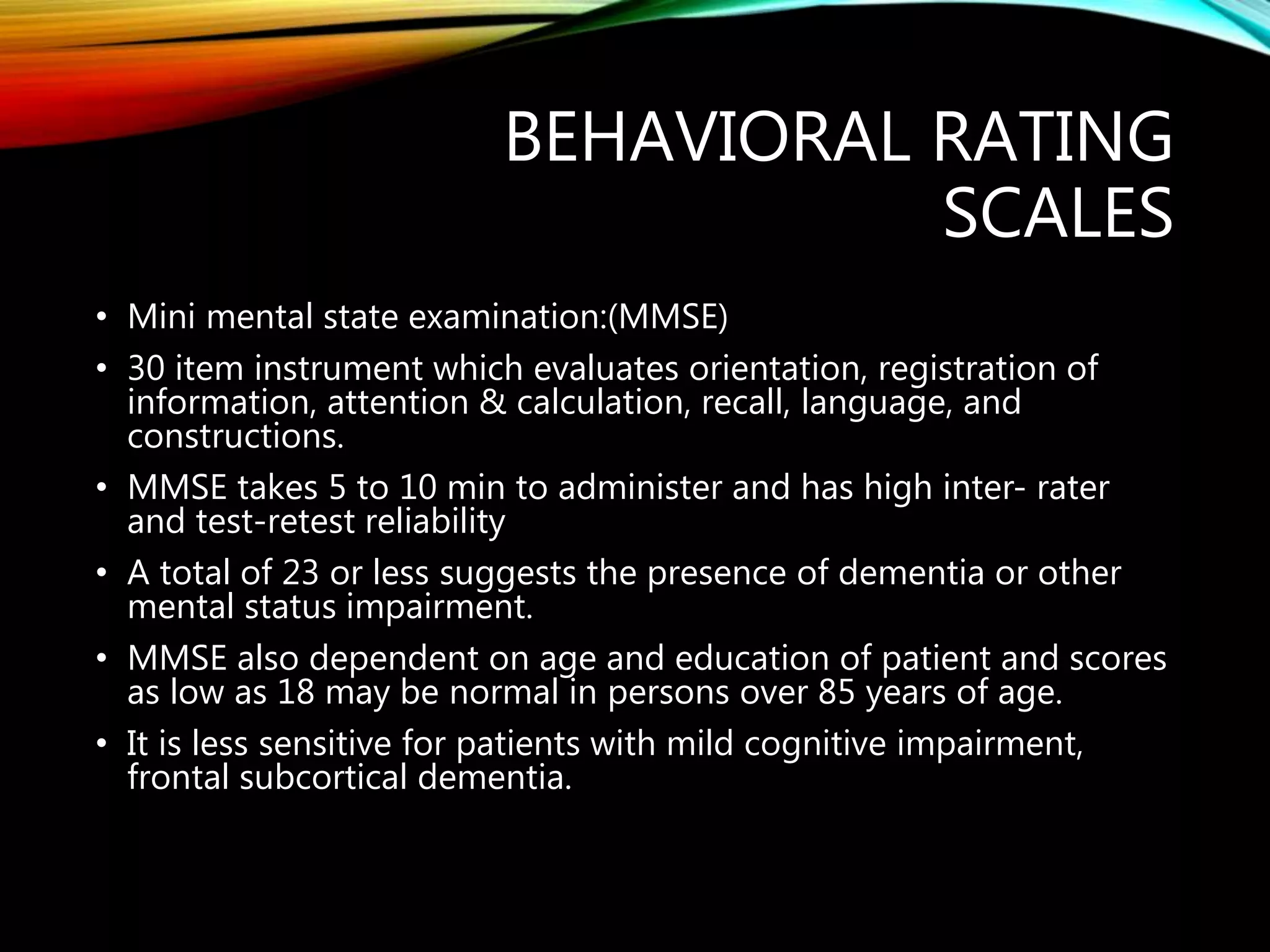 APPROACH TO A PATIENT WITH DEMENTIA | PPTX | Brain and Nervous System ...