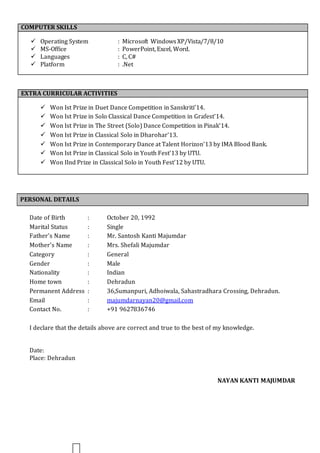 NAYANTEACHING Resume | PDF