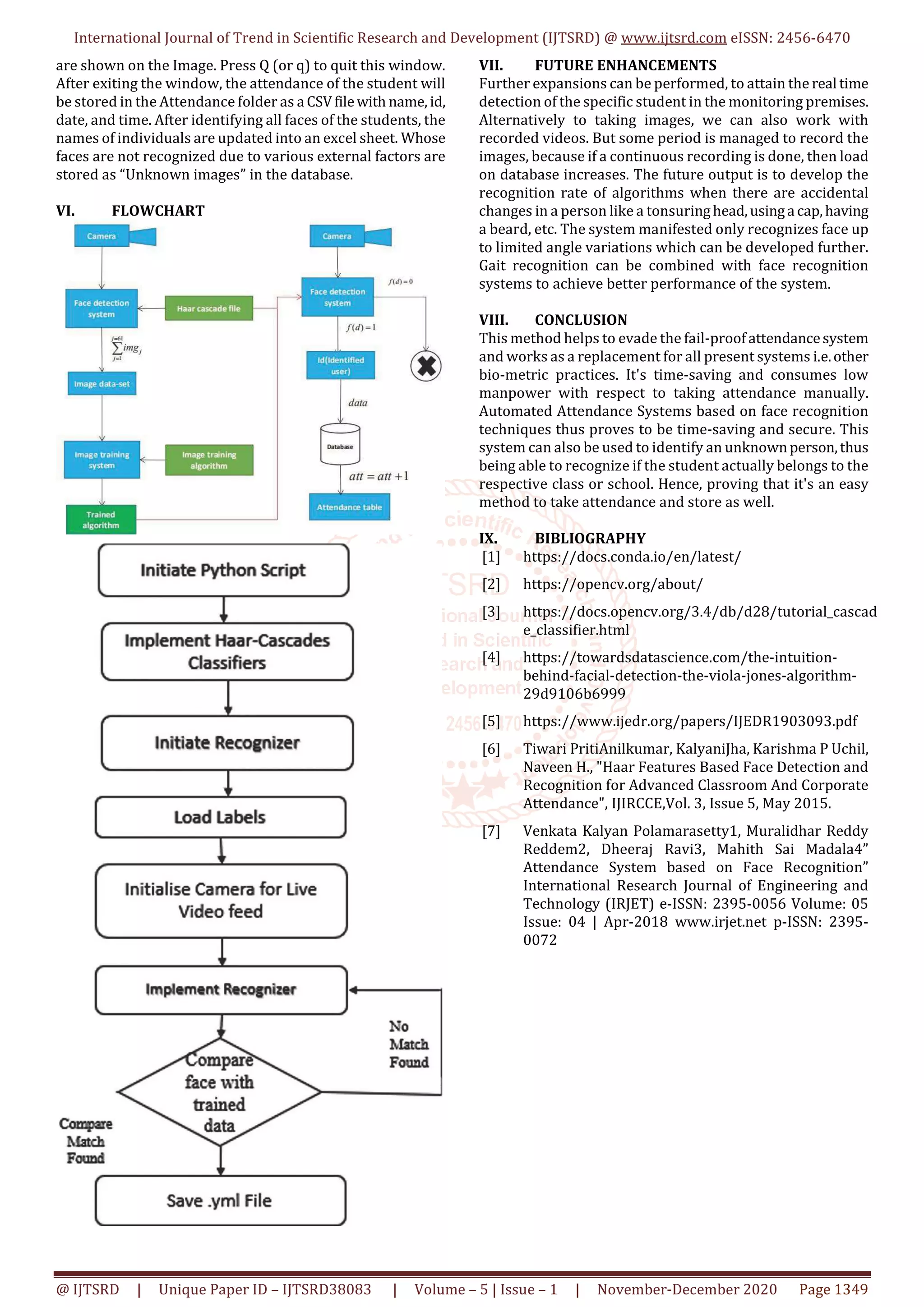 Face Recognition Based Automated Student Attendance System | PDF