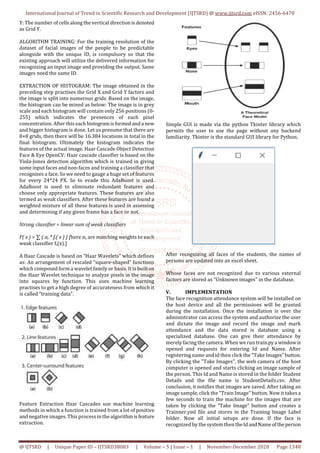 Face Recognition Based Automated Student Attendance System | PDF