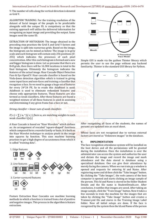 Face Recognition Based Automated Student Attendance System | PDF