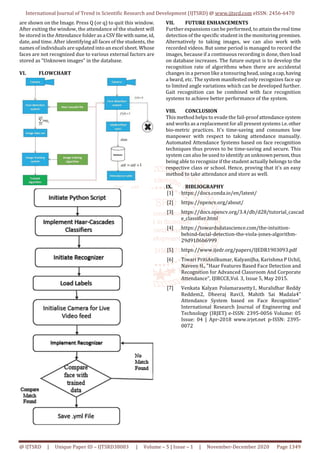 Face Recognition Based Automated Student Attendance System | PDF