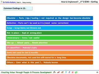 5S Module - Key Slides | PDF | Business | Business and Finance