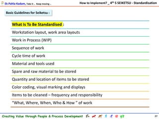 5S Module - Key Slides | PDF | Business | Business and Finance