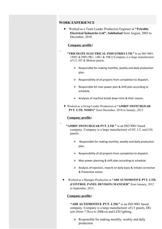 Resume - Tarkeshwar nath | DOC | Technology & Computing