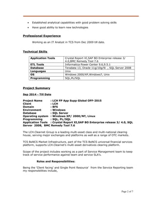 Sudeshna Ghosh Dastidar-Resume | DOC