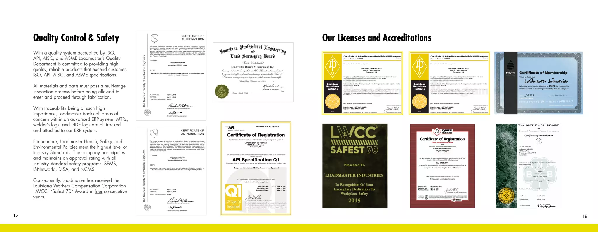 Loadmaster Corporate Brochure 2016 | PDF