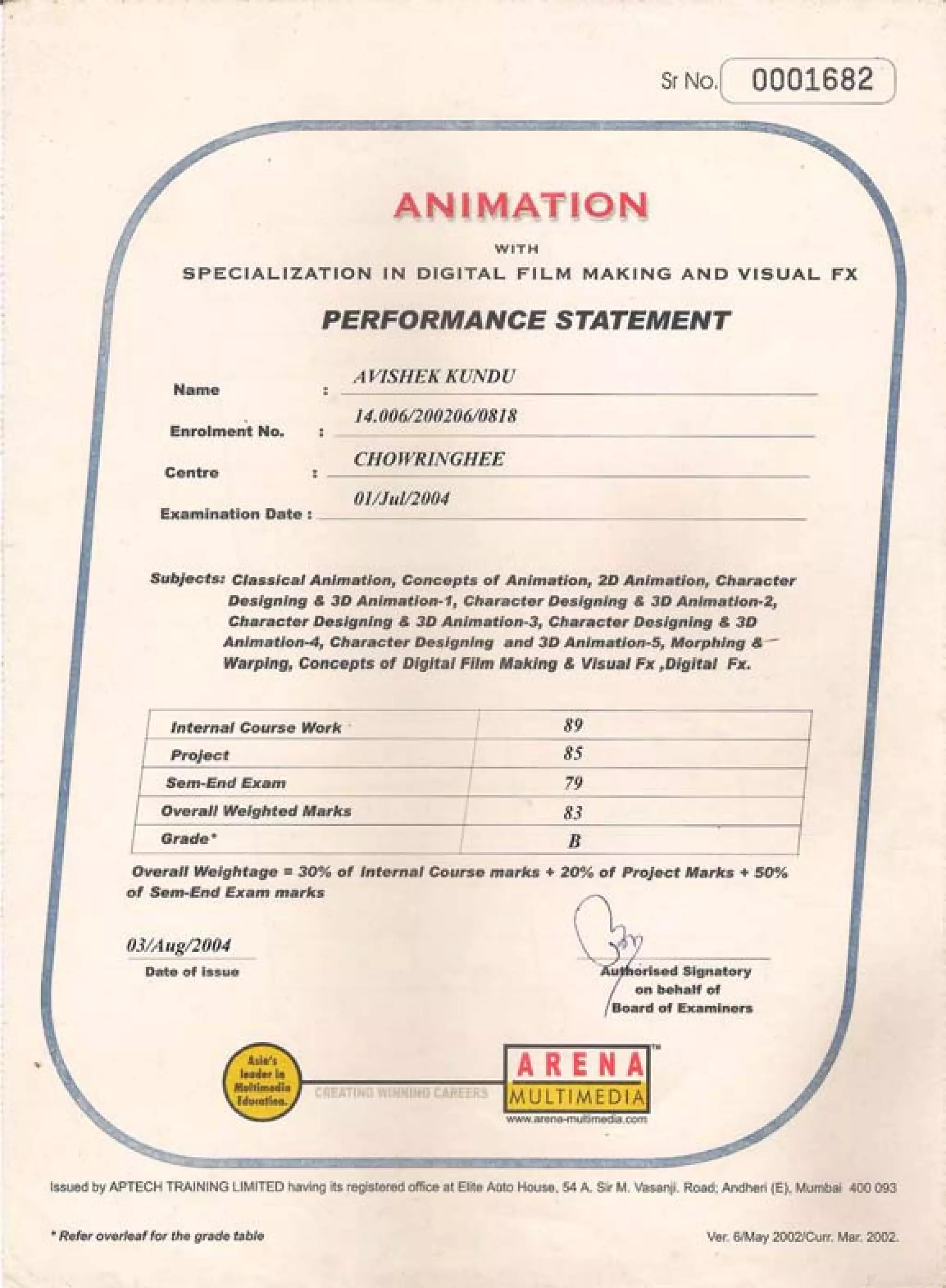 Arena Animation Documents | PDF