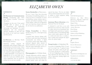Elizabeth Owen 2016 CV rev 2 | PDF