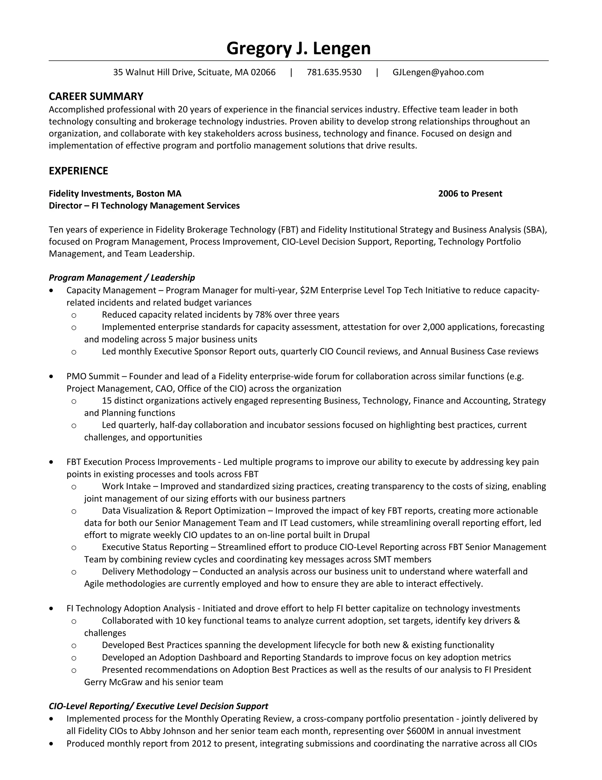 Gregory Lengen - 2016 | DOC