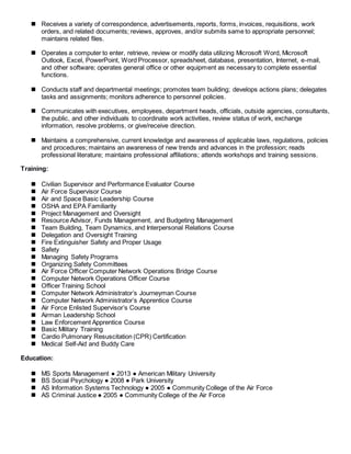 Trenady Offermann - Management Resume | DOCX | Resume Writing and ...