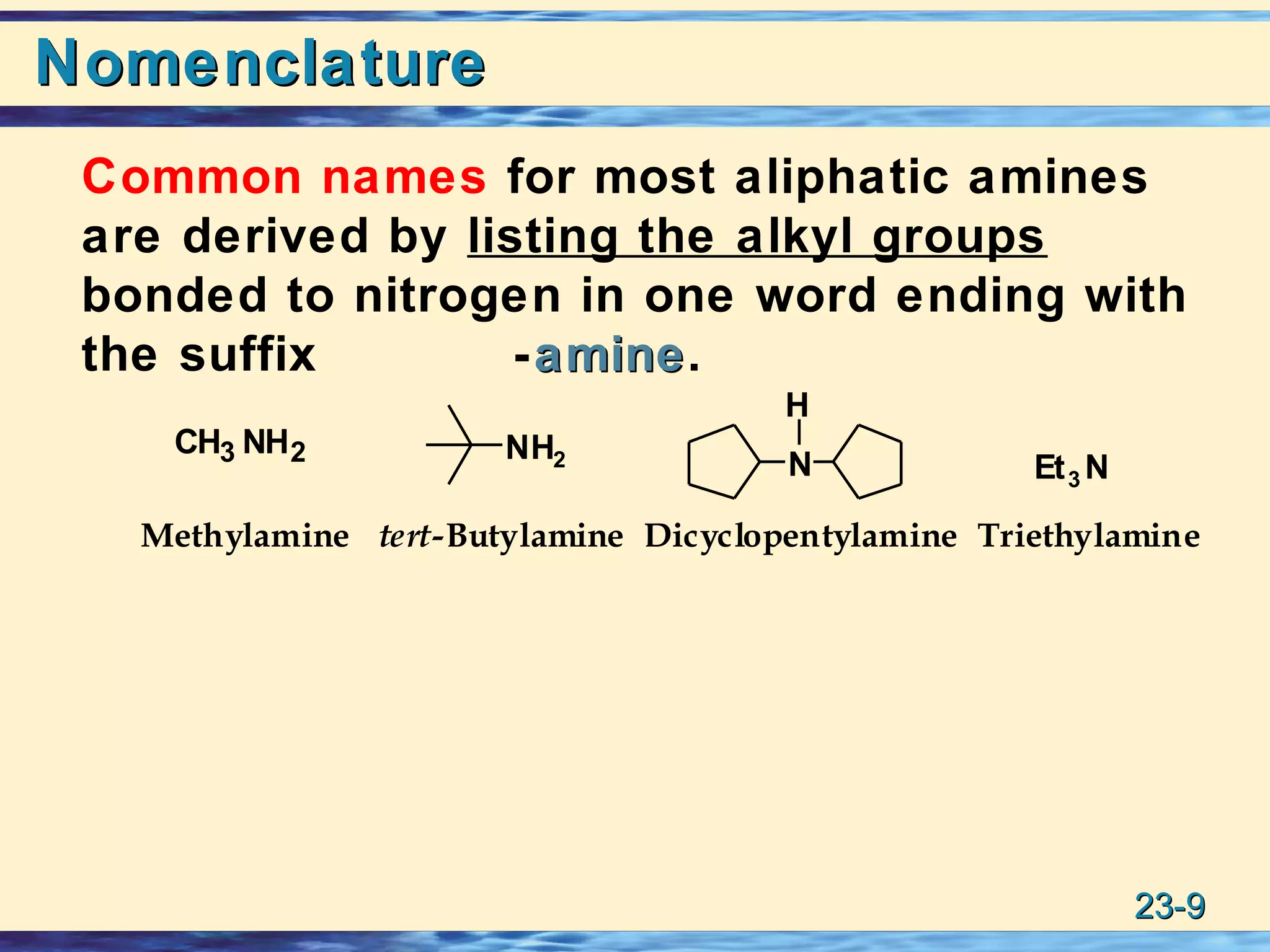 amines | PPT