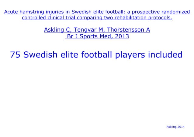 Carl Askling - Lengthening type of exercises are effective | PDF