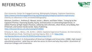 Capstone Experience Capstone Research Project | PPT